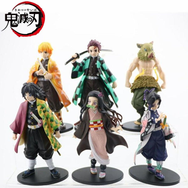 Buy Demon Slayer 6 pieces Action Figure Set At Kuumiko Anime Store ...